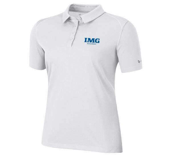 White Tech Mesh Polo – shop.imgacademy.com